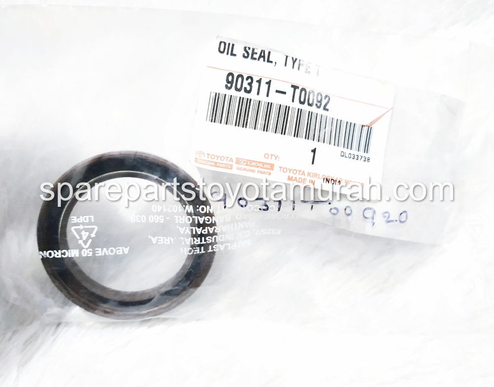 Seal Kruk As Depan Original Toyota Innova Zenix MAGA10 - 90311-T0092 | Spare Parts Toyota Murah